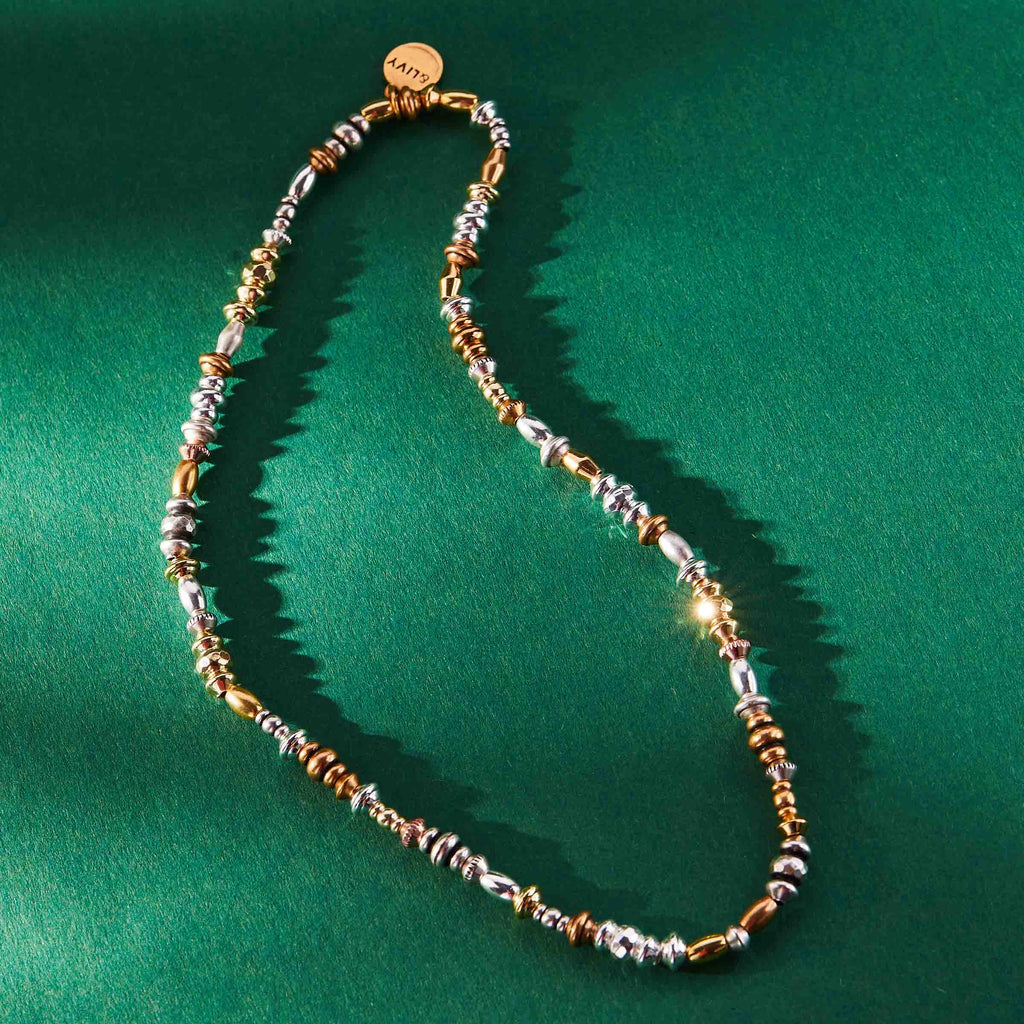 Beaded Necklace | Can You Dig It? Multi Beaded Stretch Necklace | &LIVY